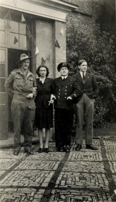 Canon and Mrs Blackmore's family by the Rectory Porch | Bottesford ...
