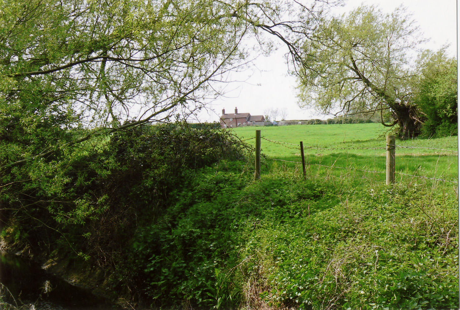 The view of the field cottage at Stenwith, as seen from the ...