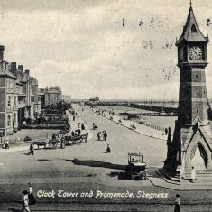 Postcards of Skegness Clock Tower and the Parade, Edwardian ...